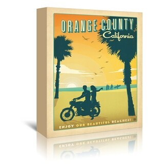 Asa Orange County by Anderson Design Group Wrapped Canvas - Americanflat - 5" x 7" - Bed Bath ...